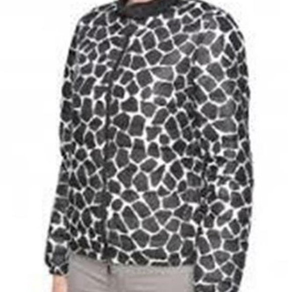 Moncler | Jackets & Coats | Moncler Duras Giraffe Black White Nylon ...